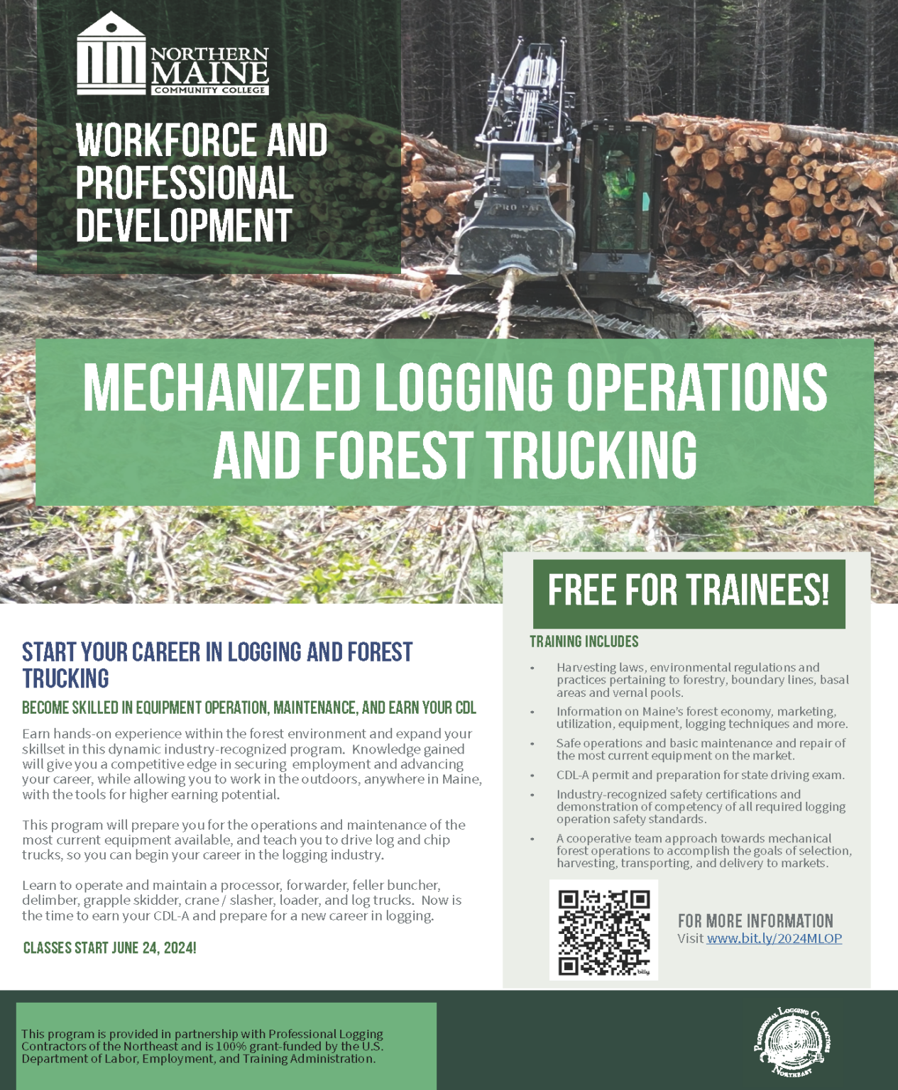 Mechanized Logging Operations - Northern Maine Community College