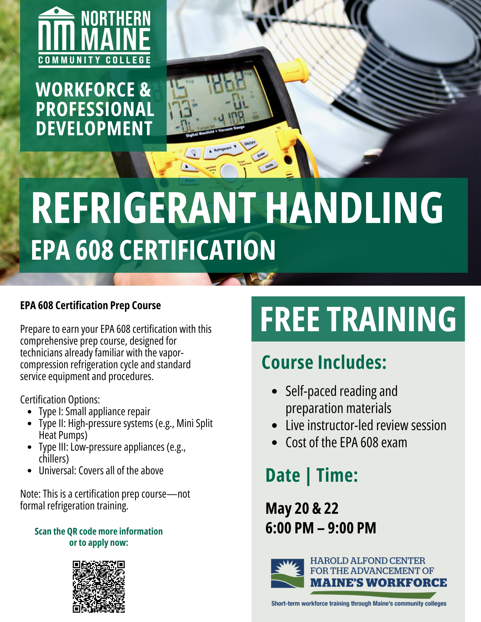 Workforce Training - Northern Maine Community College