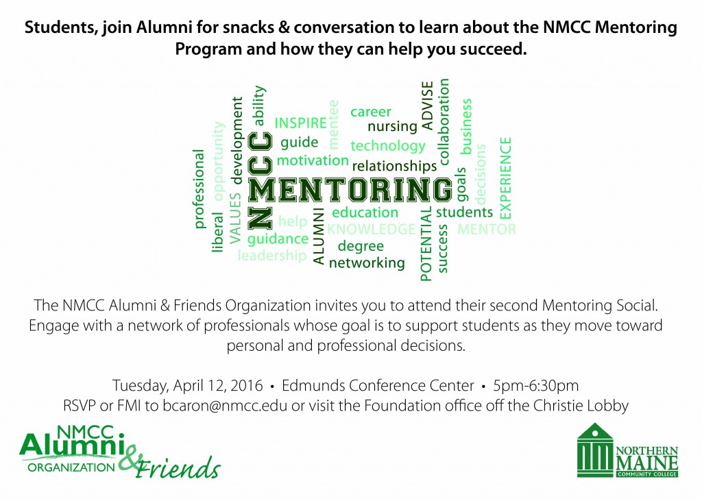 NMCC Alumni Mentoring Social - Northern Maine Community College